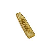 China Custom Logo Eco-friendly end Nickel Electroformed Metal Badge for Sports Equipment for sale