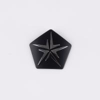 China Small Logo Stainless Steel Metal Label with Self-Adhesive Back Glue OEM Installation for sale