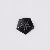 China Small Logo Stainless Steel Metal Label with Self-Adhesive Back Glue OEM Installation for sale