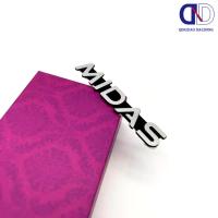China Eco-Friendly Customized Stainless Metal Nameplate Corrosion-Resistant Decorative Labels for sale