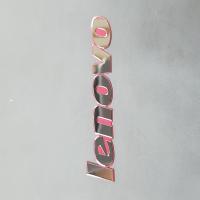 China Nickel electroformed metal logos OEM installation Nickel Silver for sale