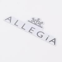 China Customized Stainless Steel Label Plate with Self-Adhesive Back Glue and Customer's Logo for sale