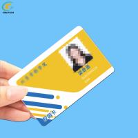 China Customized 86x54mm White PVC Photo ID Card with Digital Printing for Company and School Use for sale