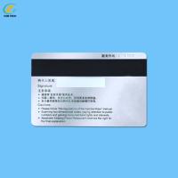 China 3 Tracks Hico Magnetic Stripe Card with CR80 Dimension for Bank and Credit Cards for sale