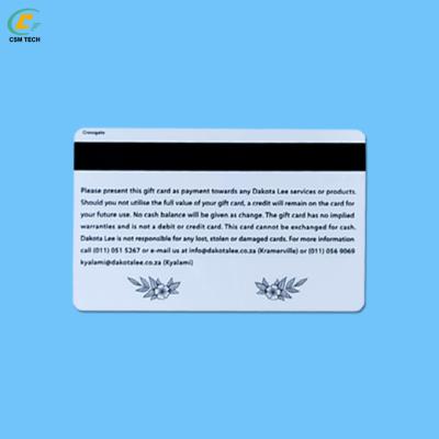 China 2 Tracks Magnetic Stripe Card with 0.76mm Thickness and Customized Printing Options for sale