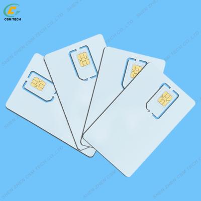 China eUICC Card eSIM Physical Card with 340KB Memory CR80 Size and PVC Material for Multiple eSIM Profiles for sale