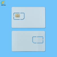 China PVC Material 86x54mm Size 0.7mm Thickness SIM Test Card Blank SIM Card for Communication Signal Testing for sale