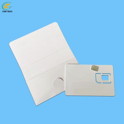 China PVC Material 86x54mm Size 0.7mm Thickness SIM Test Card Blank SIM Card for Communication Signal Testing for sale
