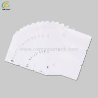 China 3-UP Key Card with 0.76mm Thickness and 85.5mm x 54mm Size in White PVC Material for Easy Check-ins for sale