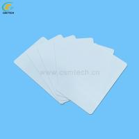 China Mylar Adhesive-Backed Cards with CR80 Size PVC+PET Material and Glossy Surface Finish for sale