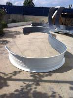 China Standing seam metal roof curving machine kalzip roof panel curving machine for sale