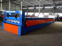 China Trapezoidal metal roof panel machine IBR metal sheet roll forming machine for sale