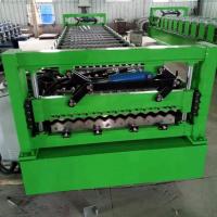 China Automatic galvanized metal trapezoidal corrugated roof sheet making machine for sale