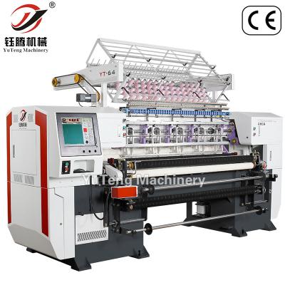 China YGC64 Multi-Needle Bobbin Lock Stitch Quilting Machine 1650mm Width 3200kg Weight for sale