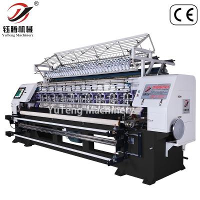 China High Speed Computerized Multi Needle Quilting Machine with 2-12mm Stitch Length and ≤25mm Quilting Depth for sale