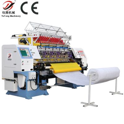 China YuTeng Computerized Jacket Quilting Embroidery Machine with 1600mm Width and 5kW Power for Industrial Textile Manufacturing for sale
