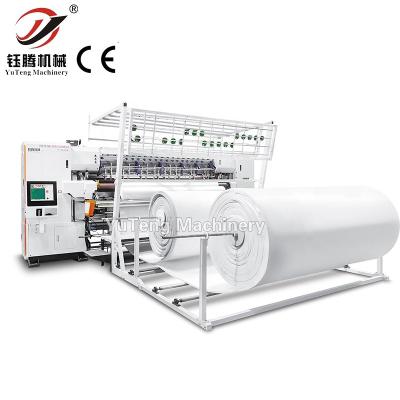 China YT-3200B Multi Needle Mattress Quilting Machine 2450mm Width 8KW Power Computerized Industrial Quilter for sale