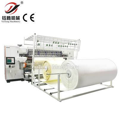 China YT-3200B Multi Needle Computerized Chain Stitch Quilting Machine - 2450mm Width, 8KW Power, 5300kg Weight for sale