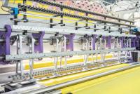 China High Speed Computerized Multi Needle Quilting Machine 1650mm Width 100-1400 RPM for Industrial Textiles for sale