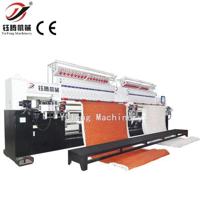 China Yuteng Computerized Segmented Quilting Embroidery Machine 5.5KW 1700mm Width 100-1000 RPM Industrial Grade for sale