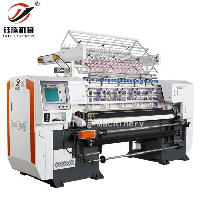 China Yuteng Computerized Multi-Needle Flying Shuttle Quilting Machine 1000RPM 2450mm Quilting Width for sale