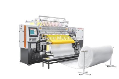 China High Speed Industrial Computerized Double Row Rotary Hook Quilting Machine 100-1000 RPM with 1650-2400mm Width for sale