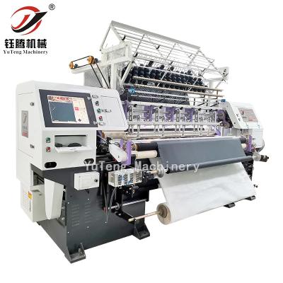 China High Speed Computerized Multi Needle Shuttle Quilting Machine 2450mm 1000rpm for Bedspread for sale