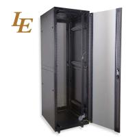 China LE-NF Data Center Rack Floor Standing 18U-47U Server Cabinet with 1300kg Load Capacity and 600-1200mm Depth Options for sale