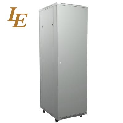 China Heavy Duty Network Server Rack Cabinet Gray Dissambled Structure 19inch for sale
