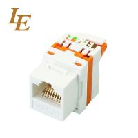 China OEM CAT6 UTP Network Keystone Jack ABS Plastic For Patch Panel for sale