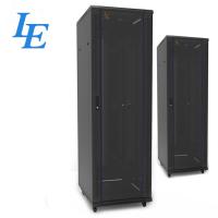 China SPCC 22U Lockable Network Floor Standing Cabinet Cold Rolled Steel Material for sale