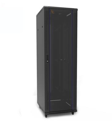 China 18U-47U Server Rack Cabinet With Lockable Design For Server Storage for sale