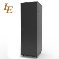 China Black Server Rack Cabinet With Easy Assembly And Optional Cable Management for sale