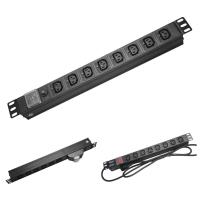 China IEC C13 PDU Rack Mount Power Distribution Unit 250VAC 50/60Hz for sale