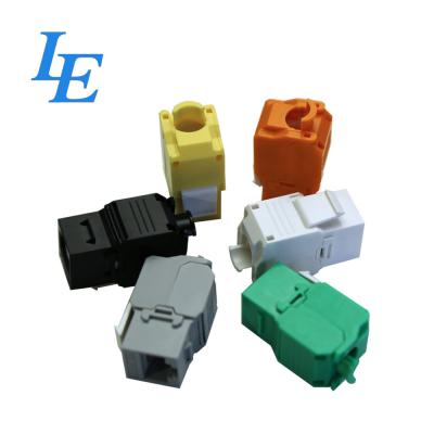 China Top Quality Orange Cat5e Cat6 Ethernet Keystone Jack Use For Empty Panel for sale