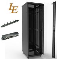 China 19 Inch Server Rack Cabinet With Adjustable Feet And High Loading Capacity for sale