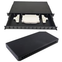 China 24 Port SC FC ST LC Fiber Optic Patch Panel - Rack Mountable Network Connectivity Solution for sale