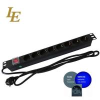 China Professional Infrared Testing EU Type Power Strip Distribution PDU For Server Rack Cabinet for sale