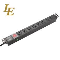 China 19 Inch USA Horizontal Vertical Installation125V 50/60Hz 15A Distribution Unit For Network Server Racks for sale