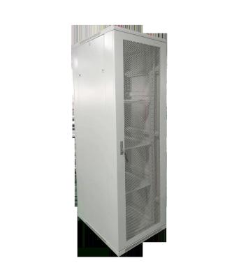 China OEM ODM RAL7035 Gray RAL9004 RAL9005 Black SPCC 19 Inch Perforated Mesh Door Server Rack Enclosures For Data Center for sale