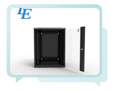 China Cold Rolled Steel Computer Network Rack Wall Mounted Cabinets 600mm Width for sale