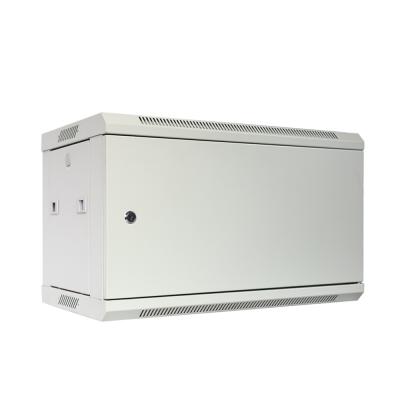China Durable 19 Inch Wall Mount Server Rack Cabinet For Network Equipment With 60kg Static Load Capacity RAL7035 for sale