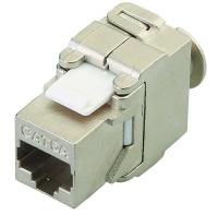 China 8 Pin Coupler  CAT6 FTP RJ45  Keystone Jack For Networking for sale