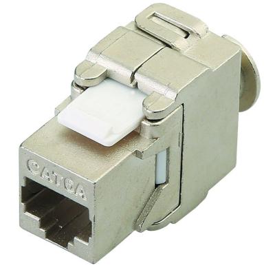 China 8 Pin Coupler  CAT6 FTP RJ45  Keystone Jack For Networking for sale