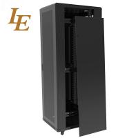 China 19Inch RAL9004 RAL7035 42U 45U 47U 600mm 800mm Width 600mm-1200mm Depth High Ventilation Data Center Server Racks  Mesh Door With Handle Locks IT Infrastructure Cabinets for sale