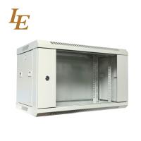 China 19 Inch Wall Mounted Rack Enclosure RAL7035 Grey RAL9004 Black 4U 6U 9U 12U Metal Cabinet 600mm Width 450mm/600mm Depth for sale