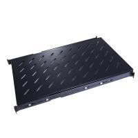 China RAL9004 Black 465mm Wide Heavy Duty Sliding Shelf for 19 Inch Server Rack for sale