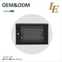 China 19 Inch 6U 600MM Standard Equipment Featuring Tempered Glass Door for sale