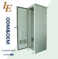 China LE-DA Custom Outdoor Telecom Cabinet Isolated Loop Heat Exchange Corrosion Resistant Structure Large Air Volume Harsh Environment for sale