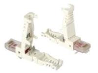 China RJ45 RJ11 8P8C Network Modular Plug with Gold Flash Contacts for Ethernet Cable Connections for sale